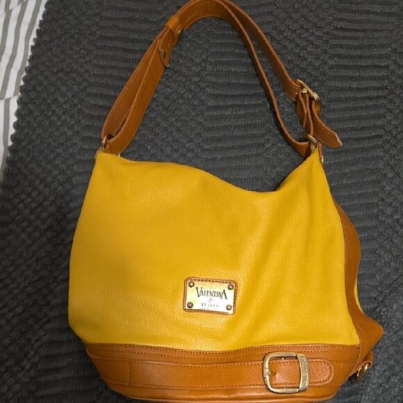 Valentina | Bags | Authentic Valentina Shoulder Hobo Bag Made In Italy ...